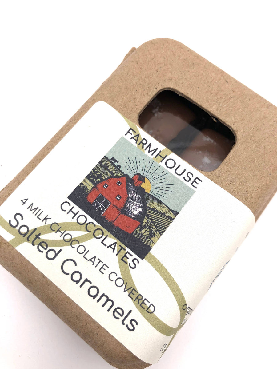 Milk Chocolate Covered Salted Caramels - Farmhouse Chocolates – The ...